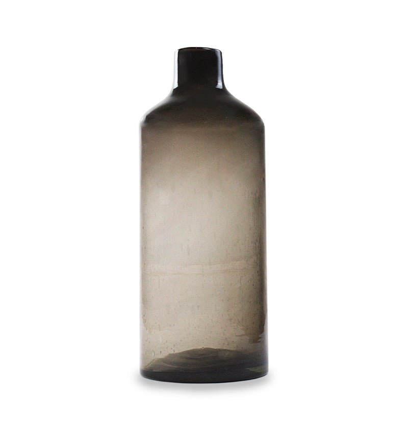 BOTELLÓN CRISTAL SMOKE - GRANDE – VERANDA INTERIORES